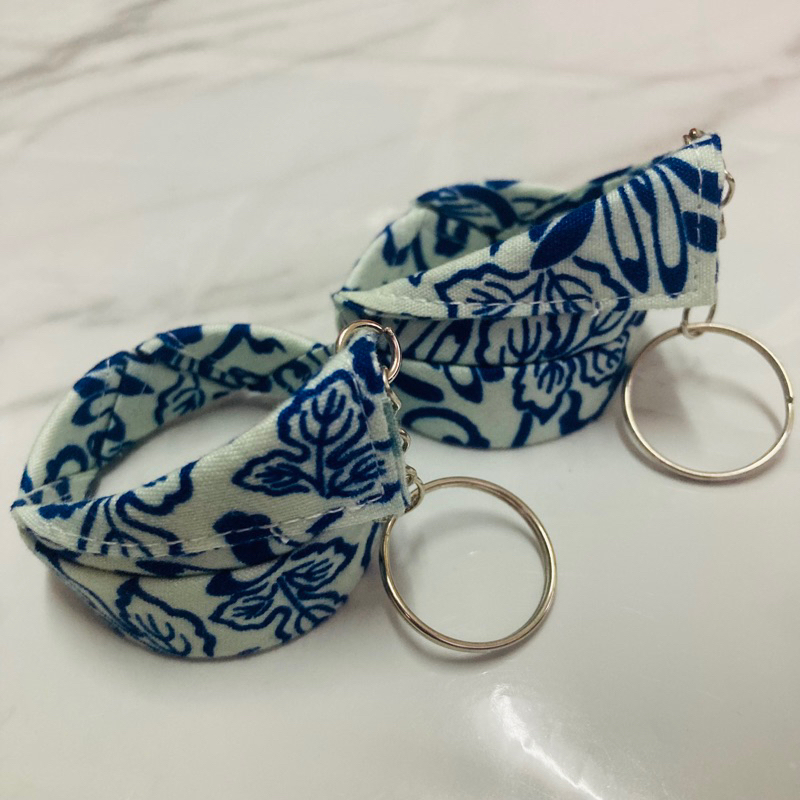 (READY STOK) 1pcs keychain tengkolok batik/ kraft batik / doorgift ...