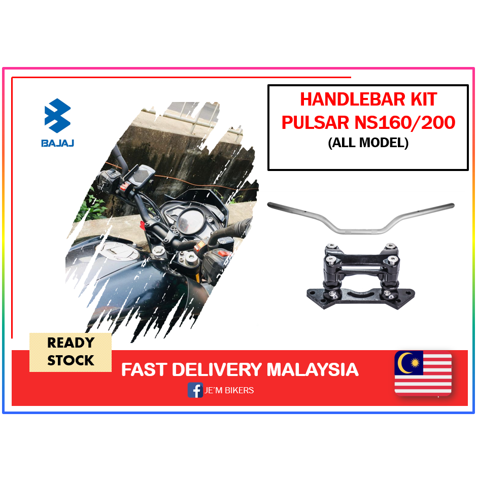 HANDLEBAR KIT FOR PULSAR NS200/160 | ALL MODEL | Shopee Malaysia