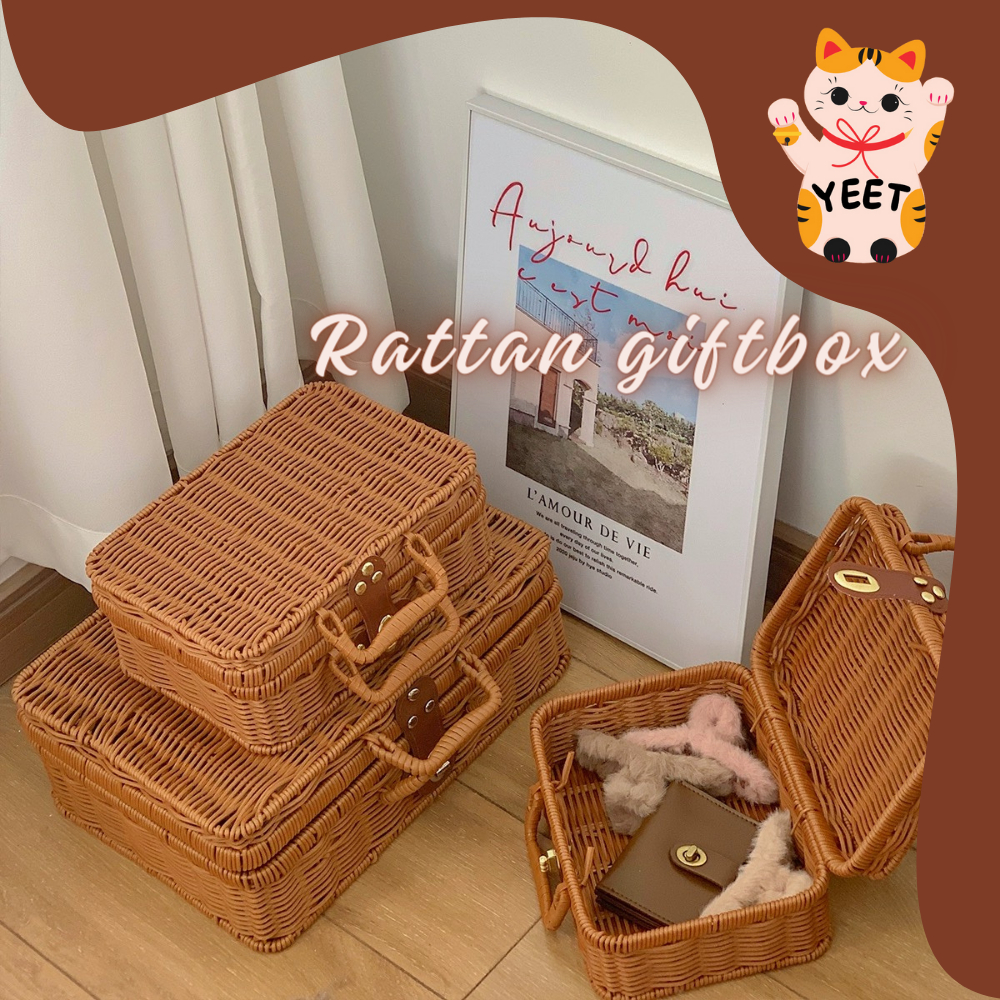 Yeet Johor ready stock rattan giftbox for wedding bridesmaid gift ...