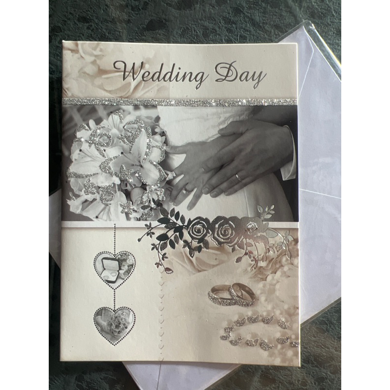 Ready stock wedding card /gift card/wishing card (19x13cm) | Shopee ...
