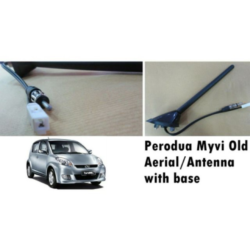 Original Perodua Myvi First Gen (D73A) Antenna Rod with Base Cover ...