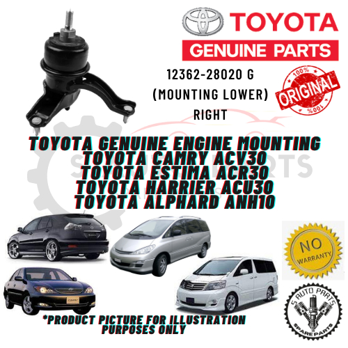 TOYOTA CAMRY ACV30 / ESTIMA ACR30 / HARRIER ACU30 / ALPHARD ANH10 100% ...