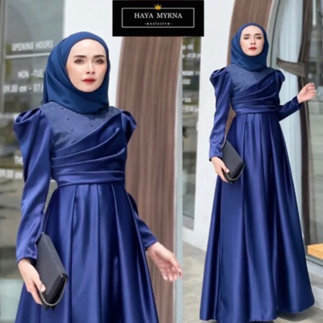PRELOVE HAYA MYRNA NAVY BLUE | Shopee Malaysia