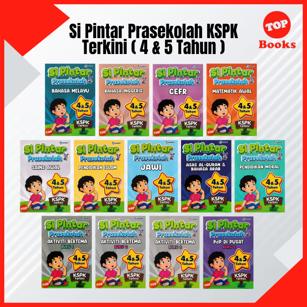 [TOPBOOKS Nusamas Kids] Buku Aktiviti : Si Pintar Prasekolah KSPK ...