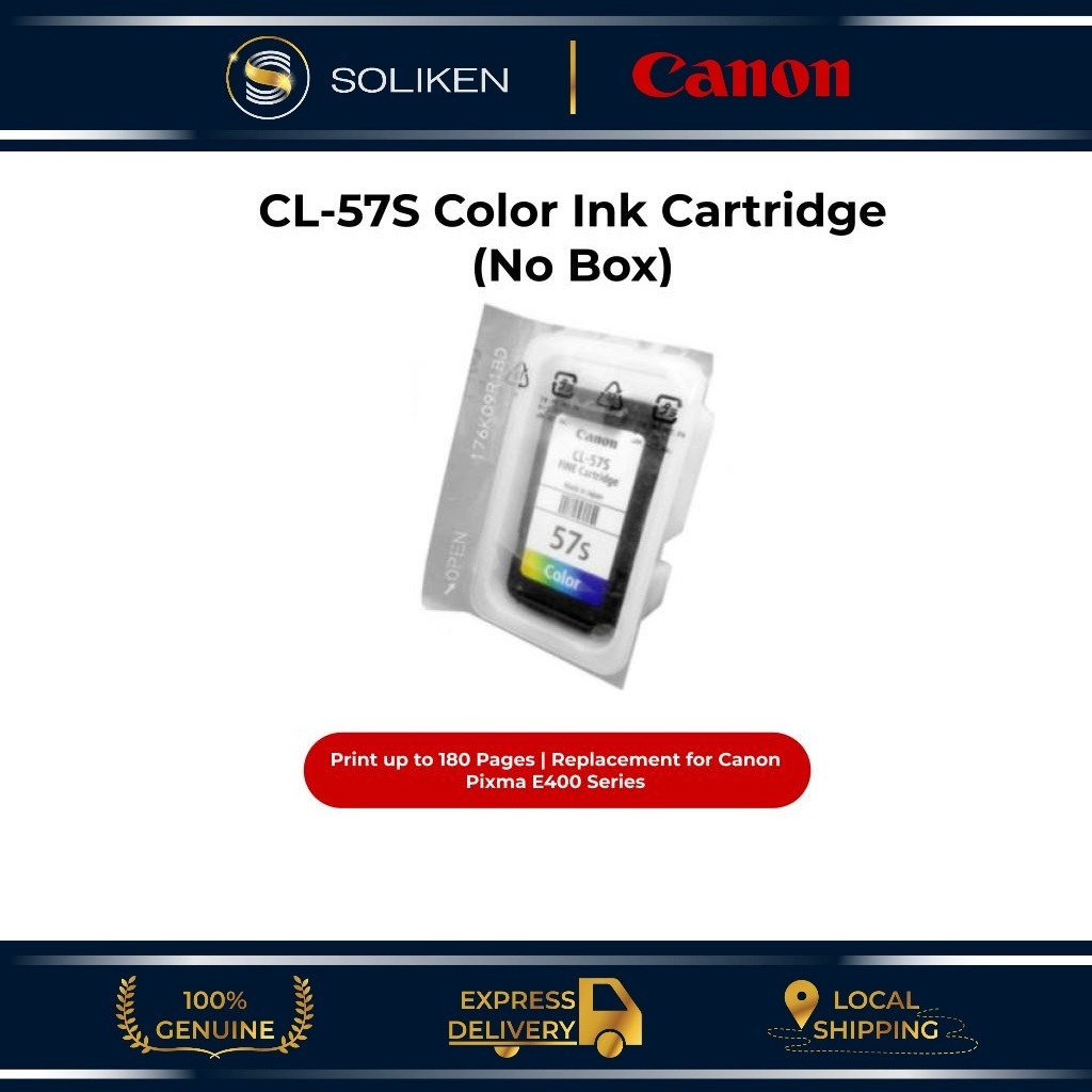 Canon PG47 PG-47 PG47BK (BLACK), CL57 CL-57 CL57CL & CL57S CL-57S ...