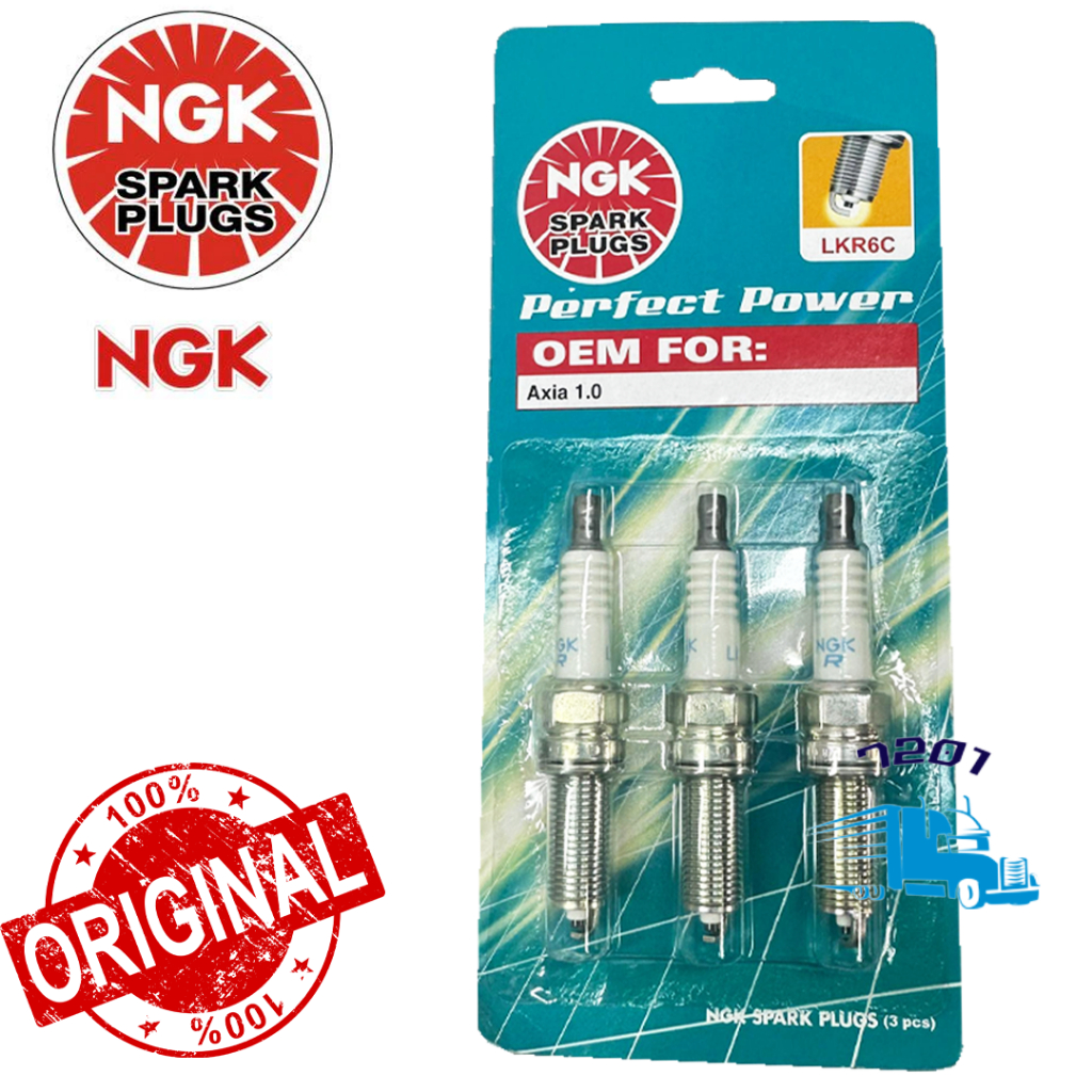 100%Original NGK Perodua Axia Bezza 1.0 Spark Plug NGK LKR6C | Shopee Malaysia