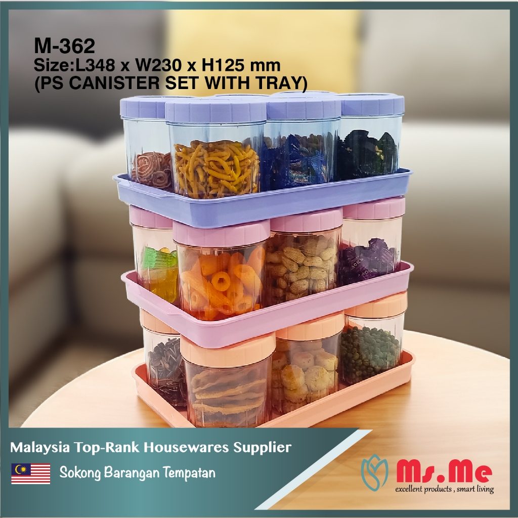 Ms.Me Hari Raya Bekas Kuih Raya Set / Cookies Container Set / Bekas ...