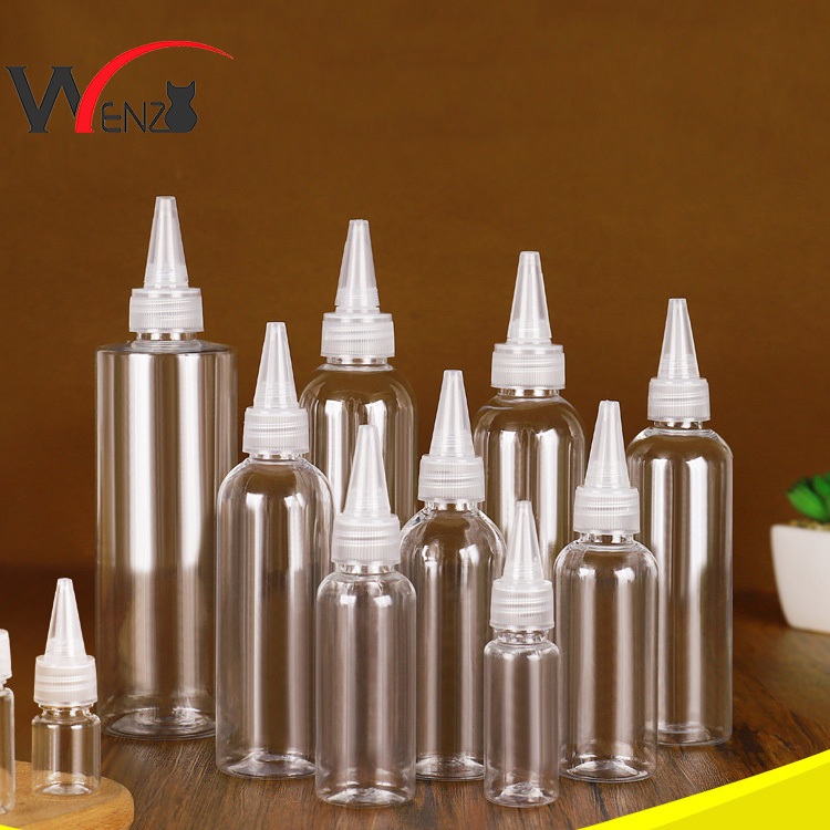Plastic Transparent Mouth Sharp Nozzle Cap Squeeze Dropper Ink Glue ...