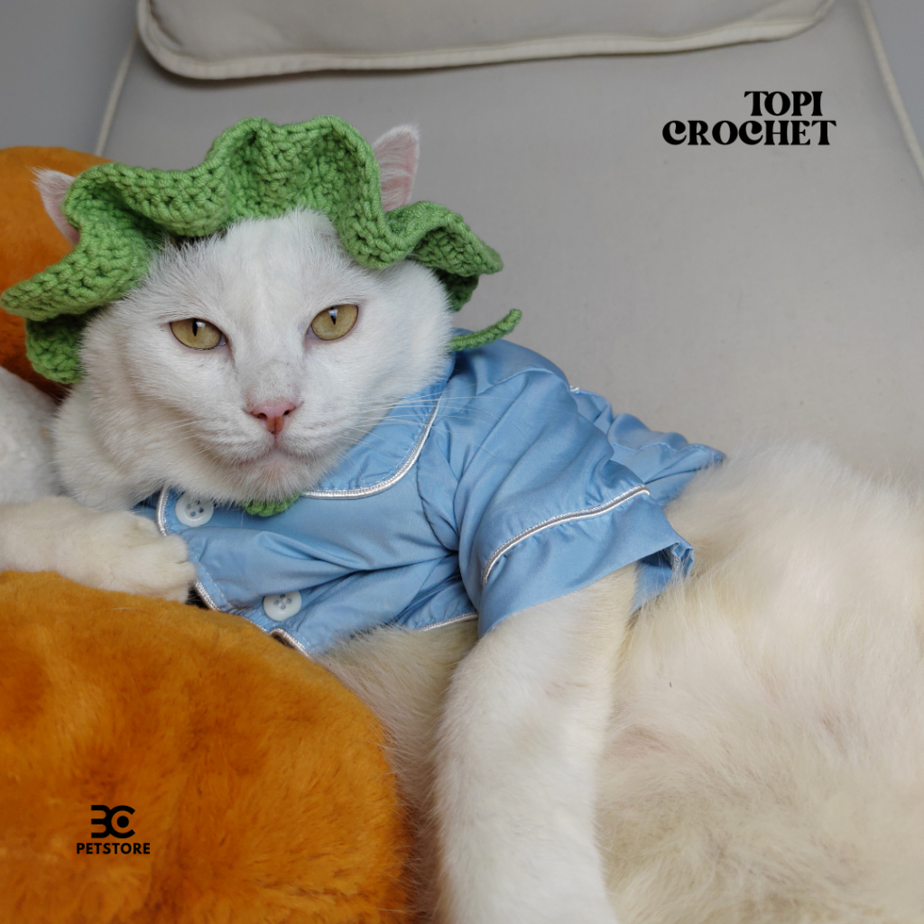 TOPI CROCHET KUCING MURAH | LOCAL SELLER 🧶 | Shopee Malaysia