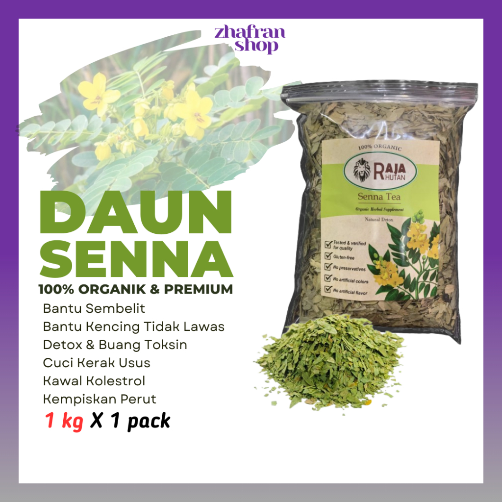 DAUN SANNA 1KG PREMIUM GRED A [READYSTOCK] 100% Asli Daun Sanna ...