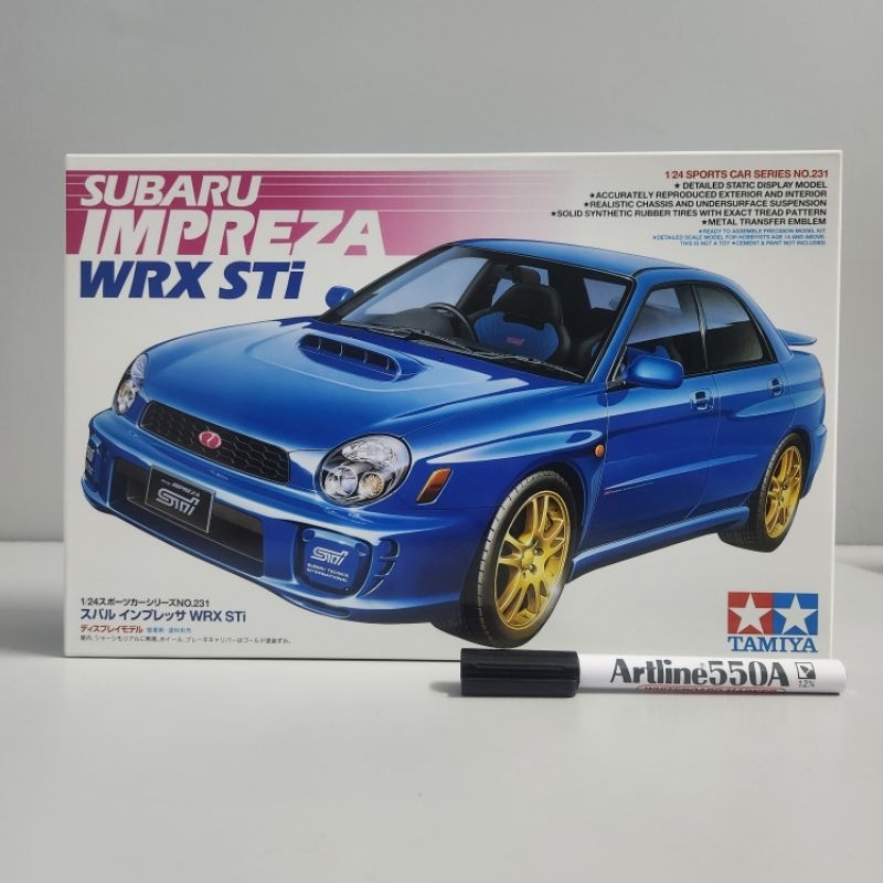 1/24 TAMIYA Subaru Impreza WRX STi 1:24 Scale | Shopee Malaysia