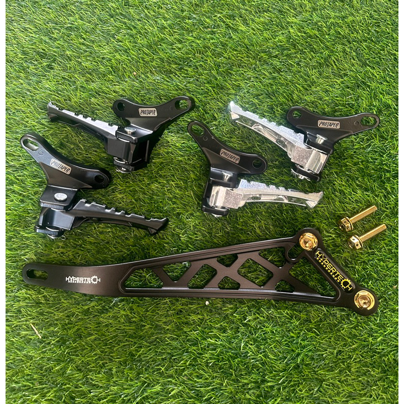 Combo set breket ekzos cutting standart dan footrest Y15 Y16 LC135 ...