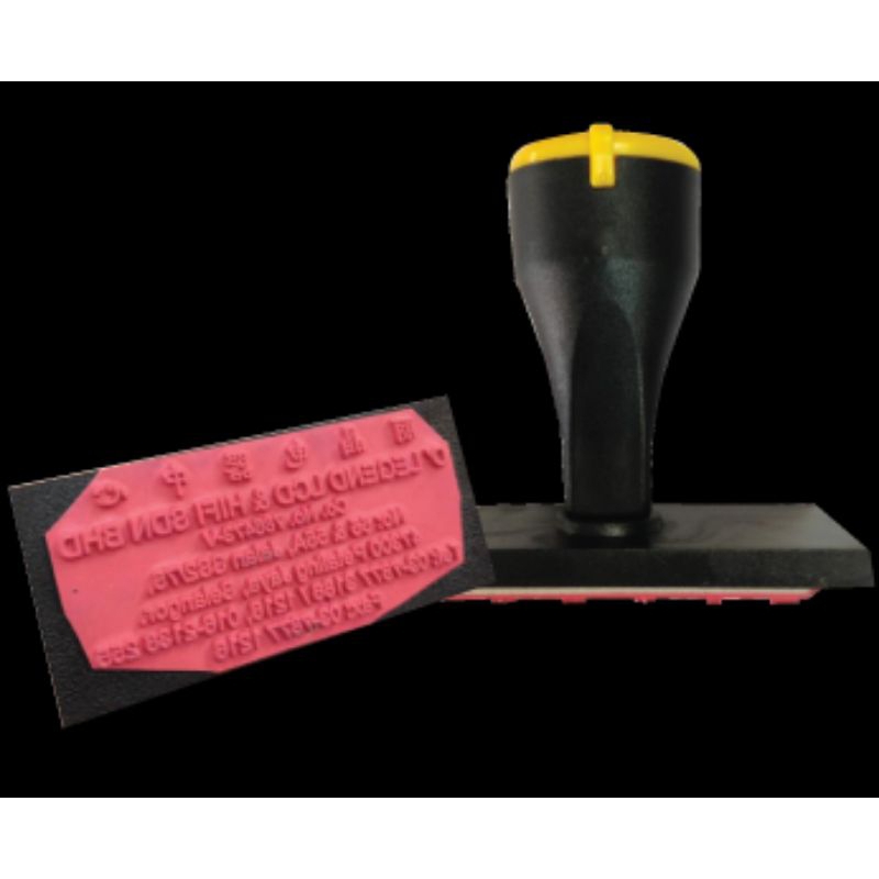 rubber stamp nama cop | Shopee Malaysia