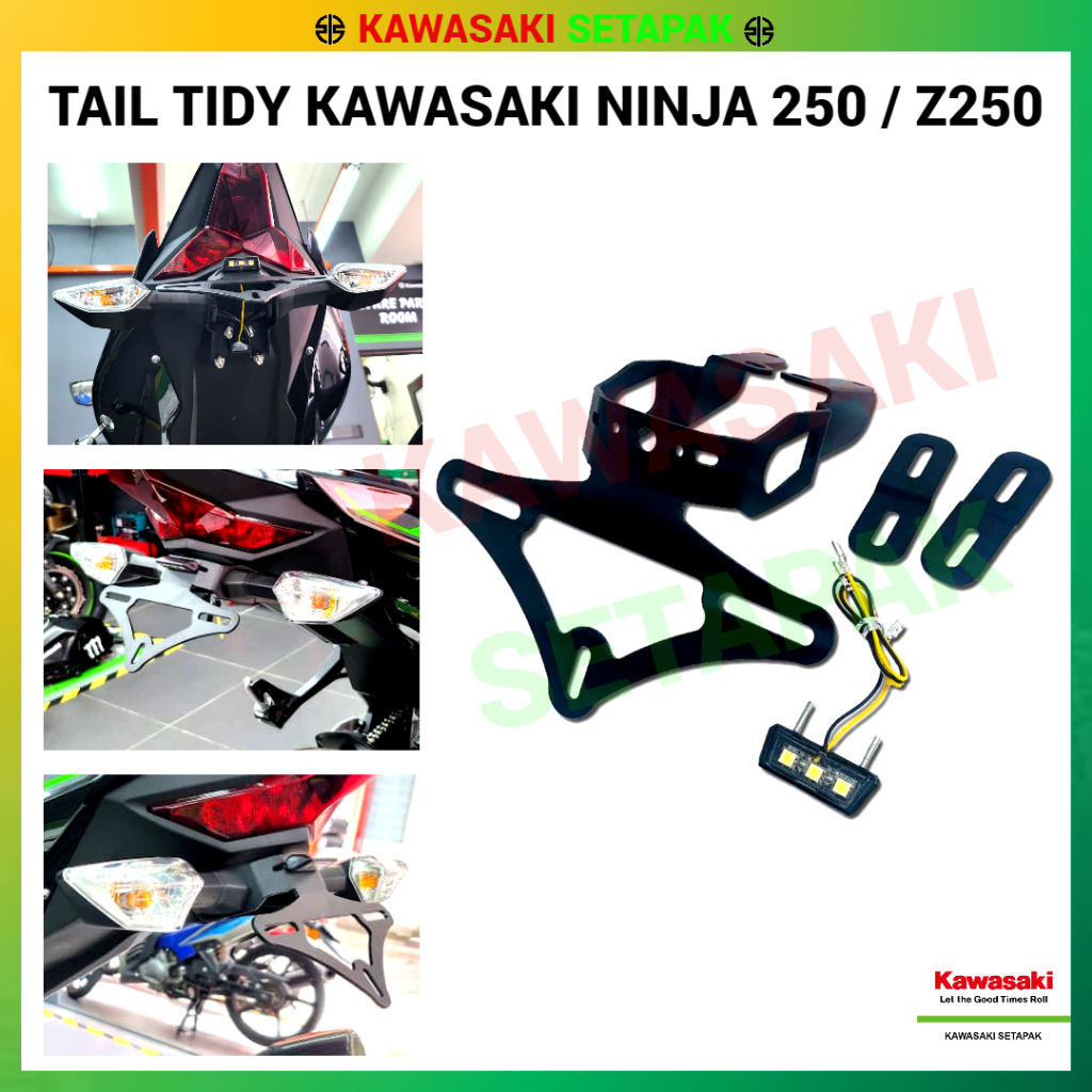 TAIL TIDY ALLOY EMS KAWASAKI NINJA 250 / Z250 2018-2024 / NINJA 500 ...