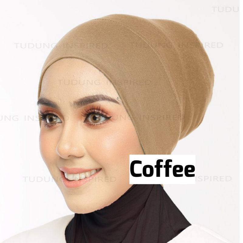 Anak Tudung Inner Warda Soft Cotton Fully Covered Inner Scarf Sanggul ...