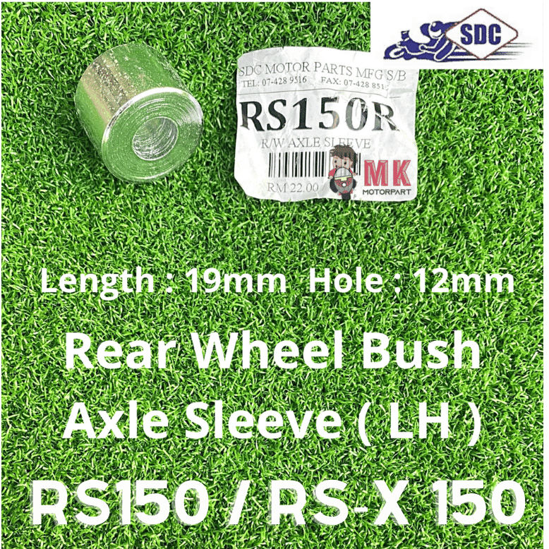 REAR WHEEL AXLE SLEEVE (LH) Honda RS150 / RSX150 Bush Collar Sprocket ...
