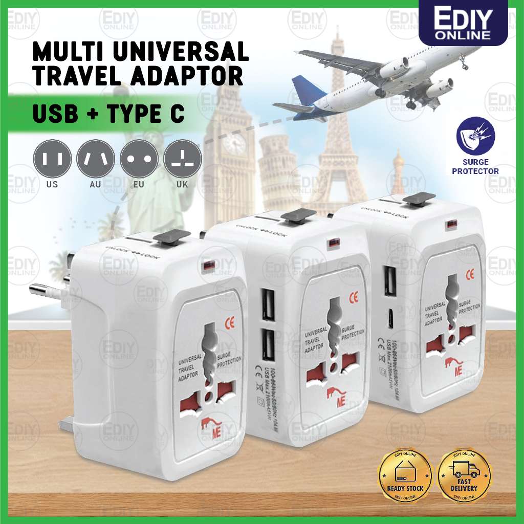【NEW】 All In One Multi Universal International Travel Plug Socket ...