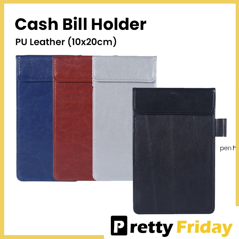Cash Bill Holder Leather | PVC Cash Bill Holder | Pemegang Bil Tunai ...