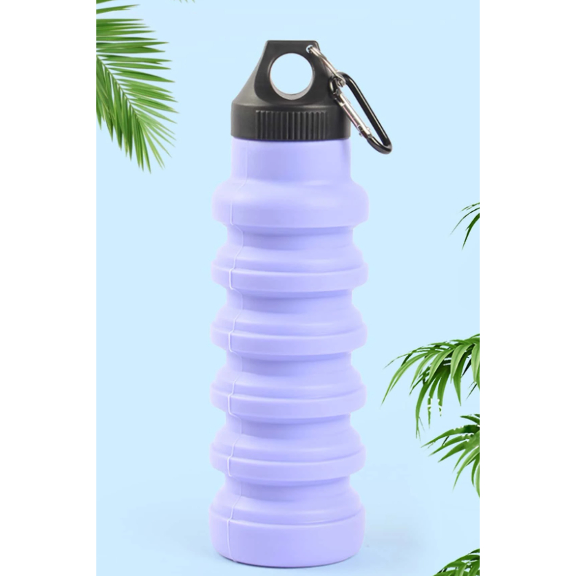 Fold Water Bottle Collapsible botol lipat Silicone Bottle Foldable 折叠水罐 ...