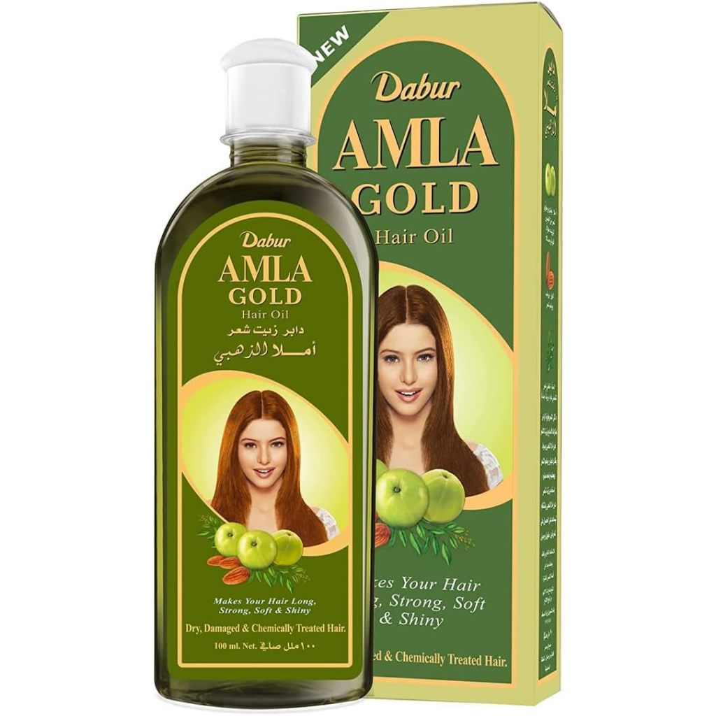 Dabur Amla Gold Hair Oil with amla, almond & henna(240ml) | Shopee Malaysia