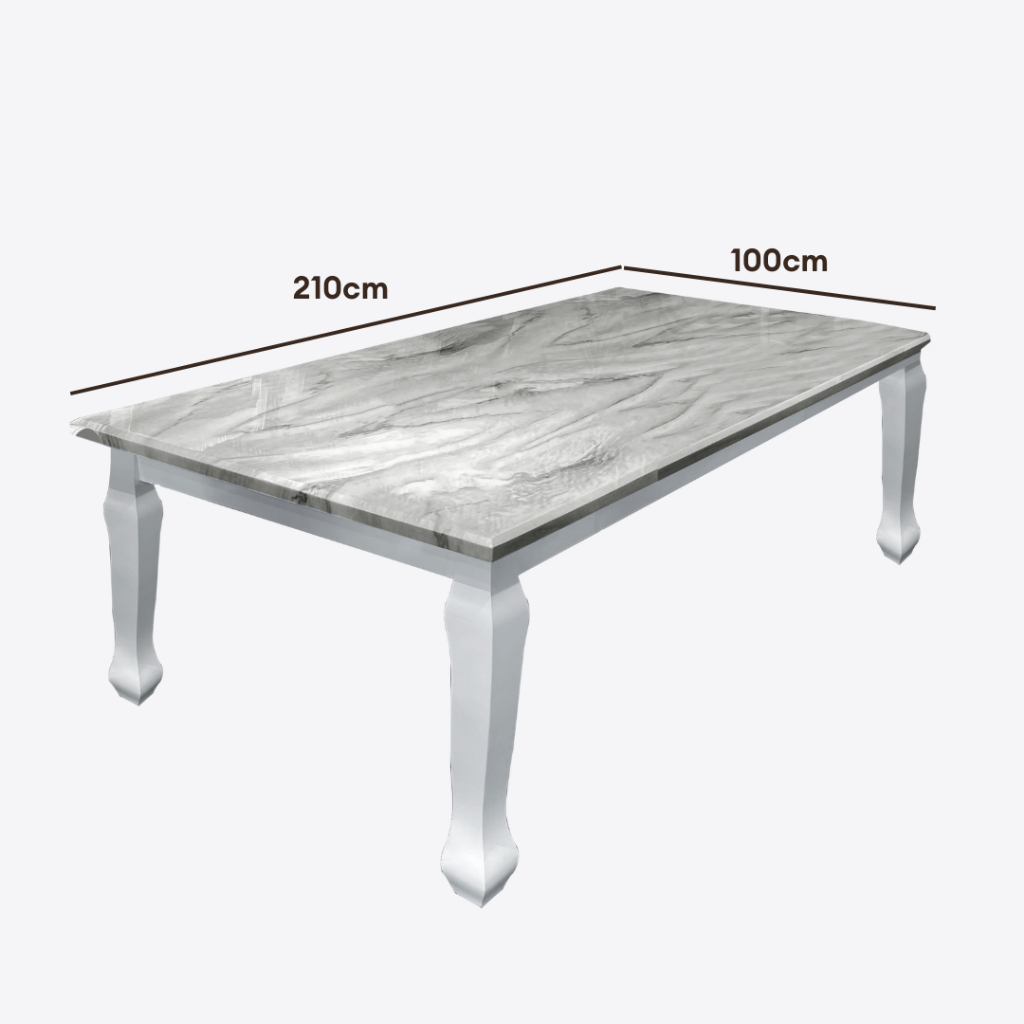 🔥 Free Install 🔥 Comfort Space - Marble Dining Table Only/ Meja Makan ...
