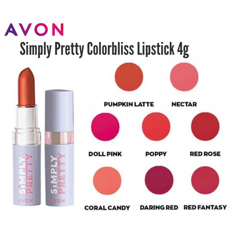 Avon Simply Pretty Colorlast Lipstick 2g | Shopee Malaysia