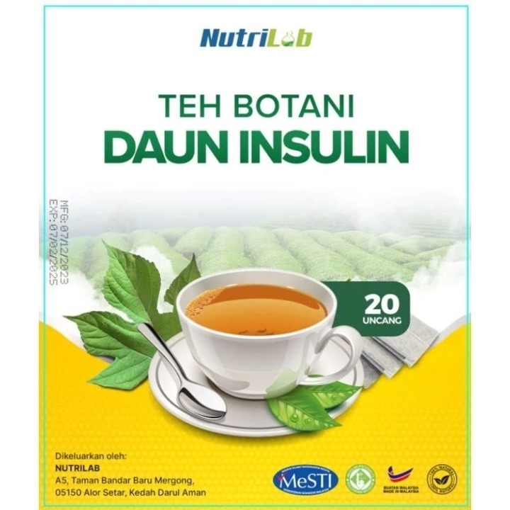 Ubat Kencing Manis Teh Daun Insulin Turunkan Diabetis Gula Kencing ...