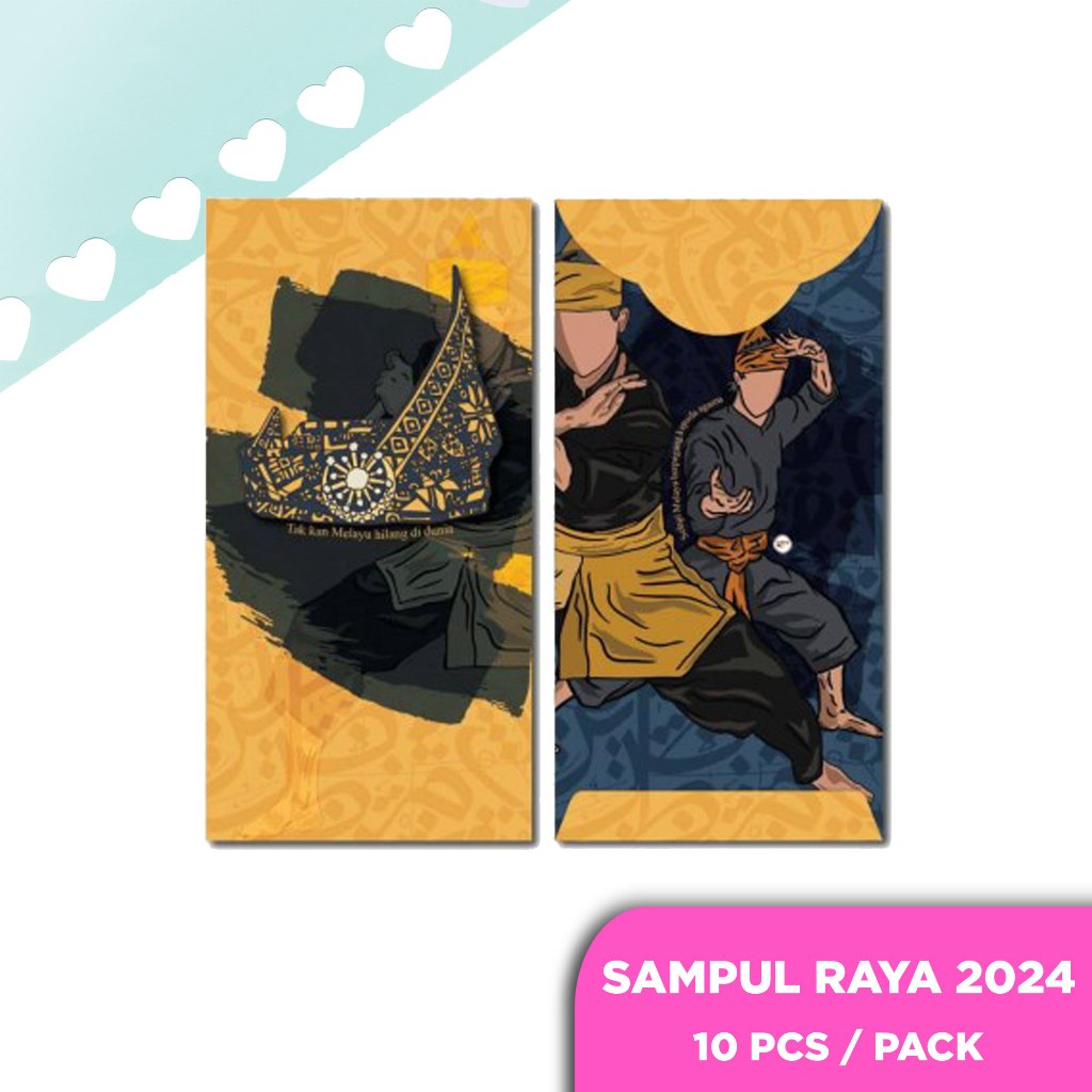 Sampul Duit Raya 2024 Pendekar (10pcs / pkt) - 10 keping Angpao Hari ...