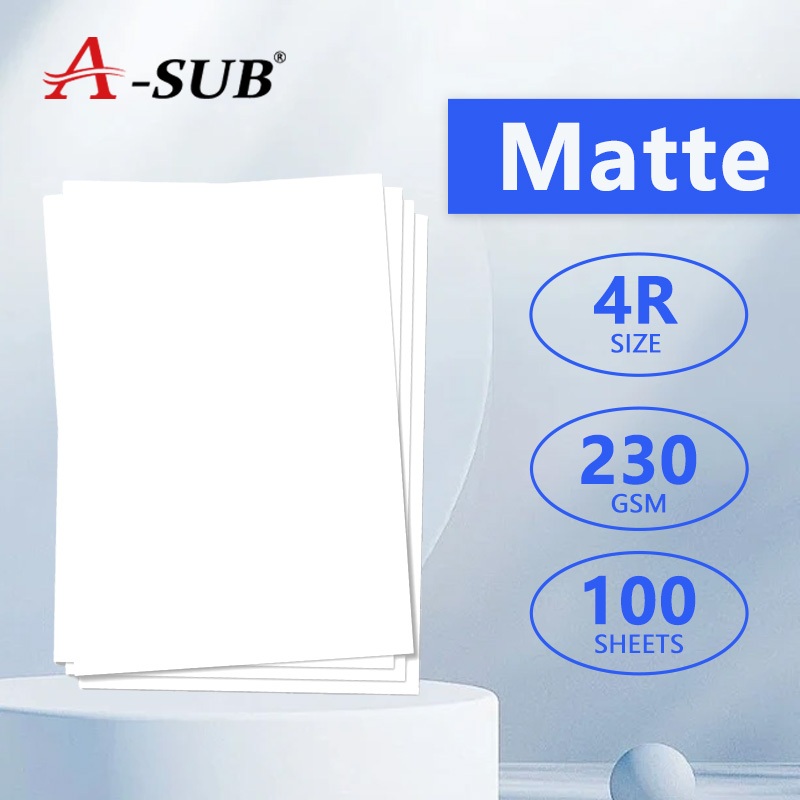 【Matte】4R Inkjet paper Matte Photo Paper 230gsm Matte Coated Photo Paper For Inkjet Printer Art ...