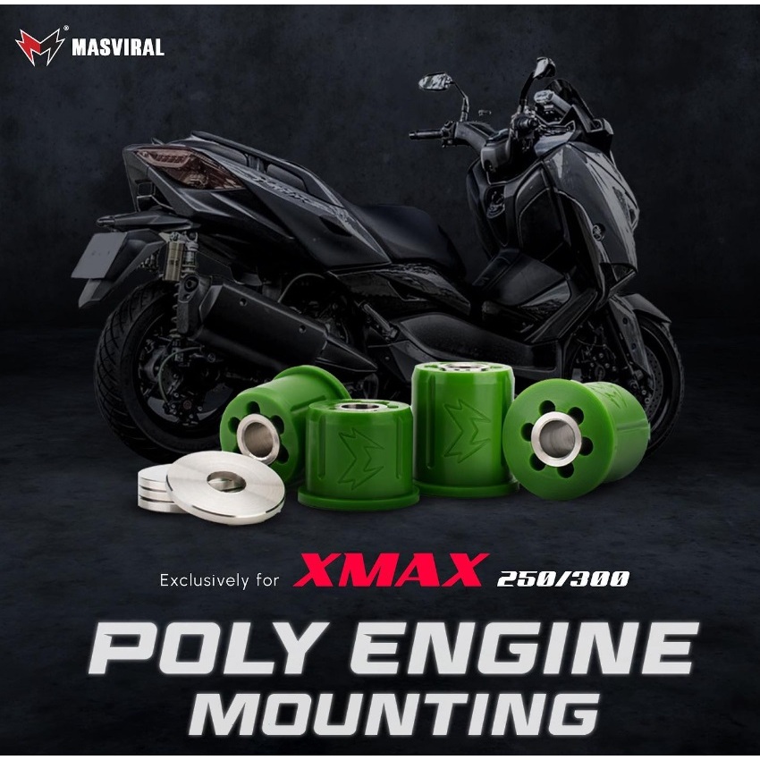 MASVIRAL NVX NMAX XMAX XMAX250 XMAX300 ENGINE BUSH ENJIN BUSH MOUNTING ...