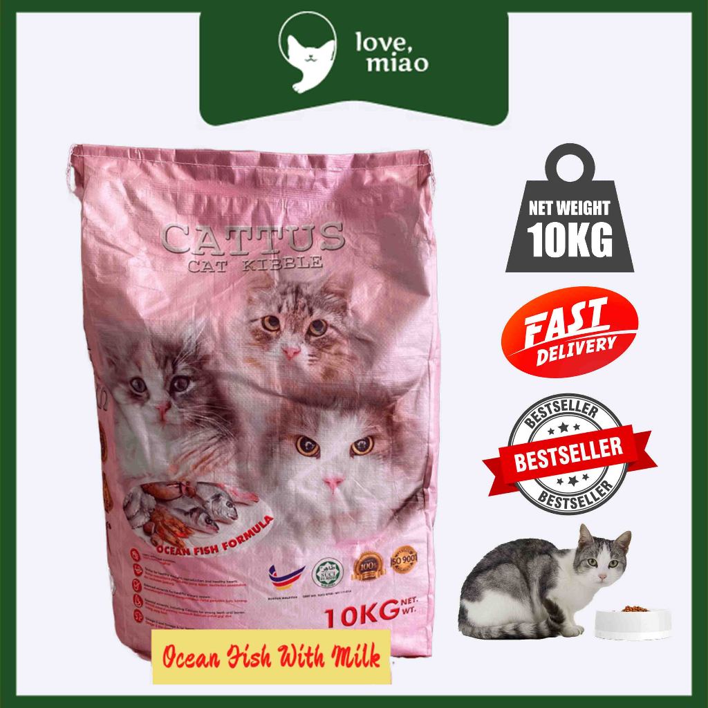 10KG CATTUS Premium Cat Food / Makanan Kucing CATTUS 10KG | Shopee Malaysia
