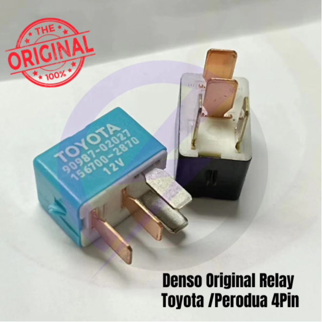 DENSO 4PIN 12V 30A HEAD LAMP RELAY/ POWER RELAY (MADE IN JAPAN) HORN ...