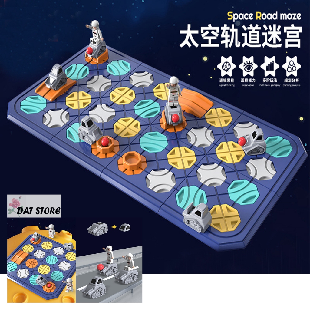 Kids Road Builder Logical Car Build the Road Board Game Logic Thinking ...