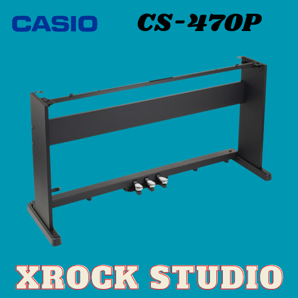 Casio CS-470P Wooden Stand with Fixed Tri-Pedal Board for CDP-S160 ...