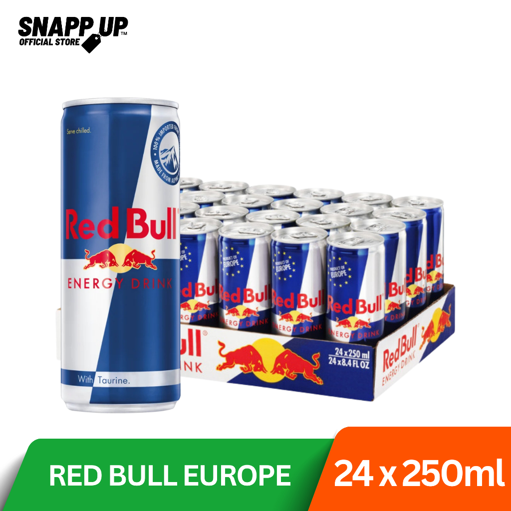 Red Bull Europe 250ml x 24 | Shopee Malaysia