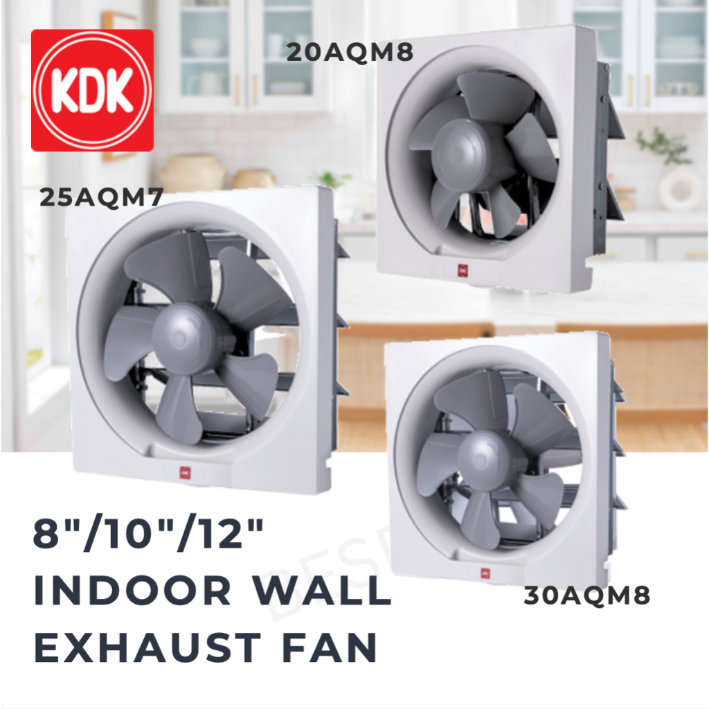 【READY STOCK】KDK 20AQM8/25AQM7/30AQM8 8/10/12Inch INDOOR WALL EXHAUST ...