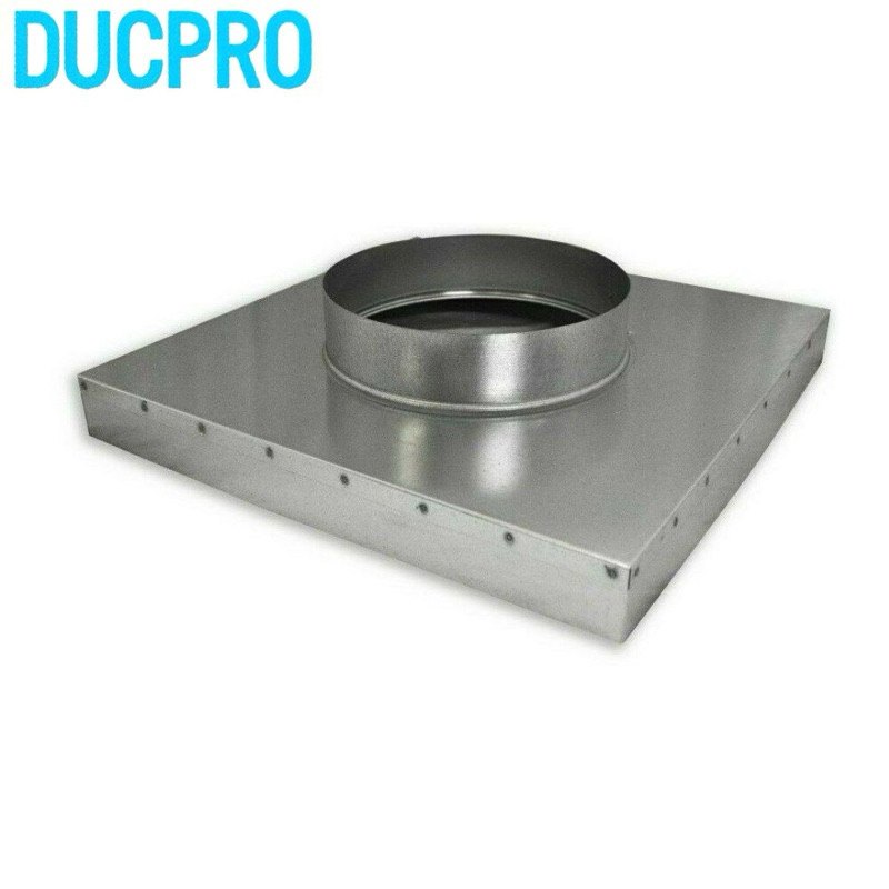 Square Plenum Box For Universal Connection Of Ceiling Diffusers ...