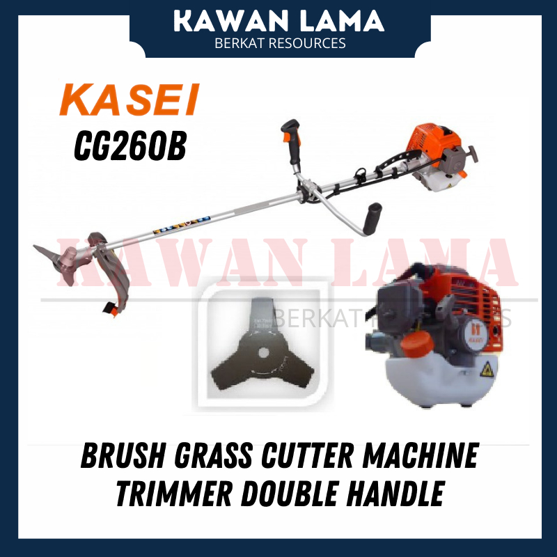 Kasei CG260B Brush Grass Cutter Machine Trimmer Double Handle | Shopee ...
