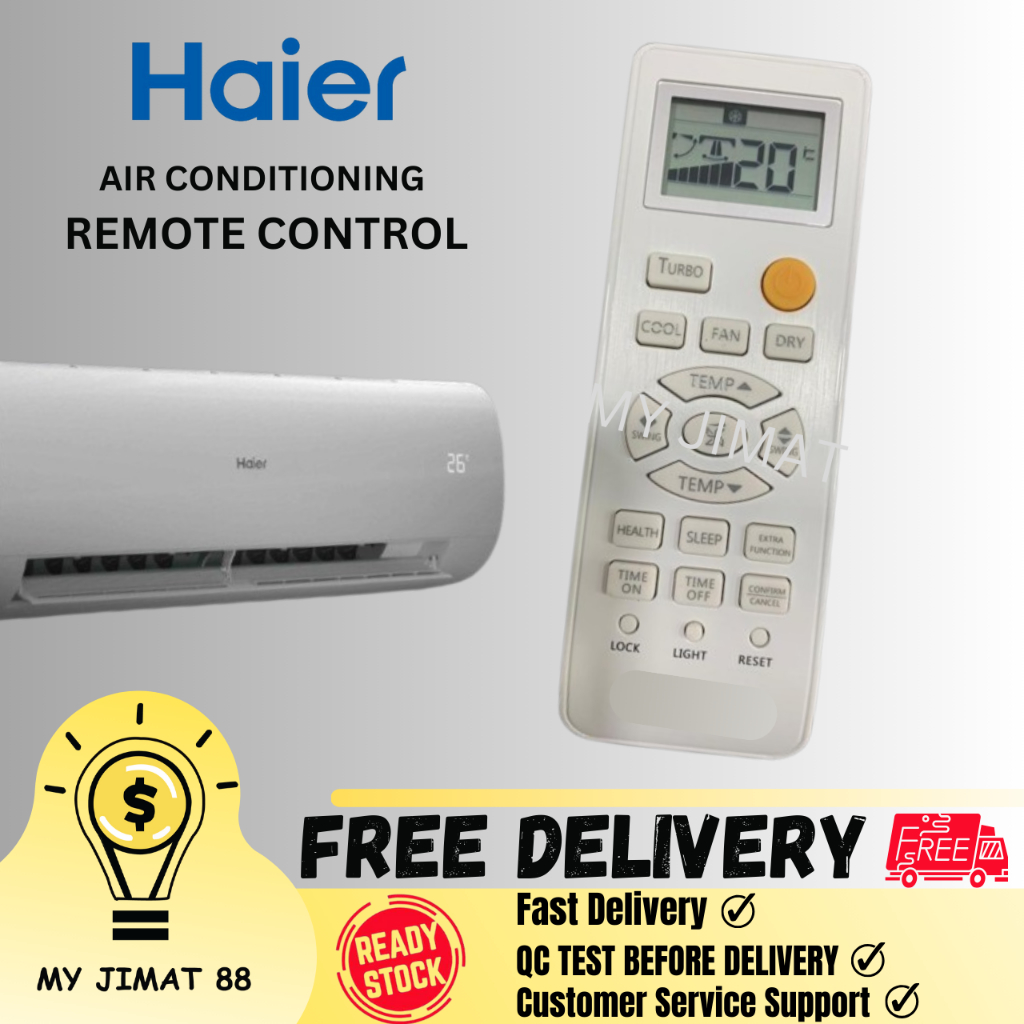 HAIER AIR CONDITIONING REMOTE CONTROL (HSU SERIES AIR-CON) | Shopee ...