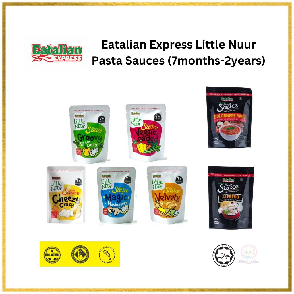 Eatalian Express Little Nuur Pasta Sauces (7months-2years) | Shopee ...