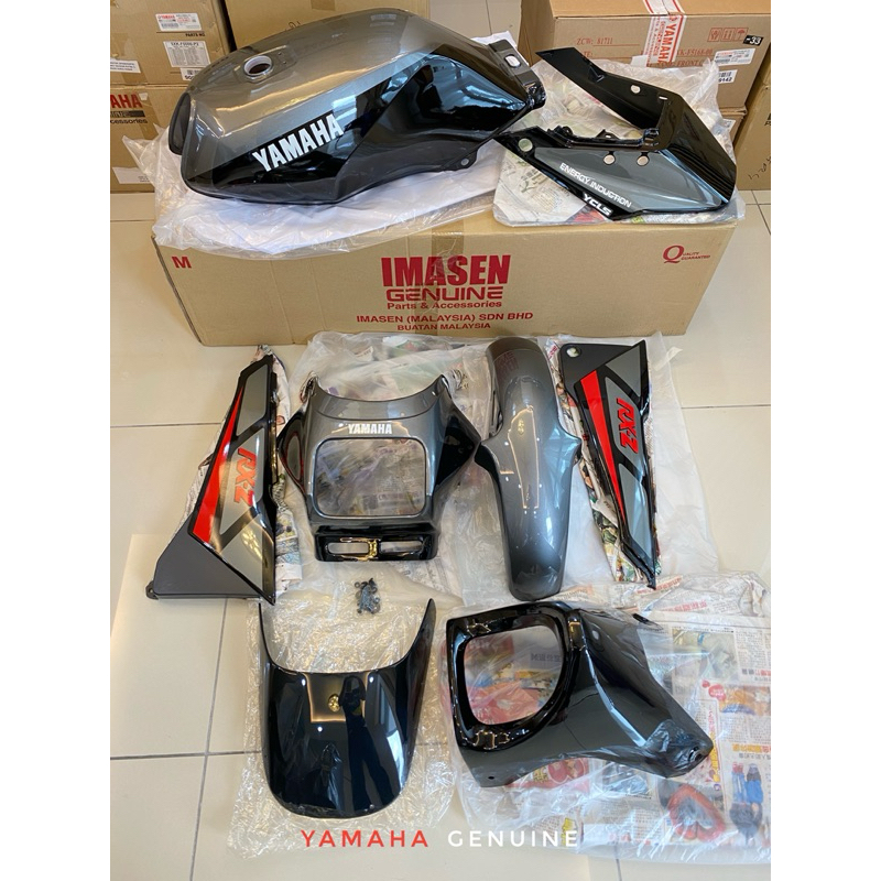 COVERSET RXZ HITAM ENERGY/HITAM BATMAN IMASEN💯 | Shopee Malaysia