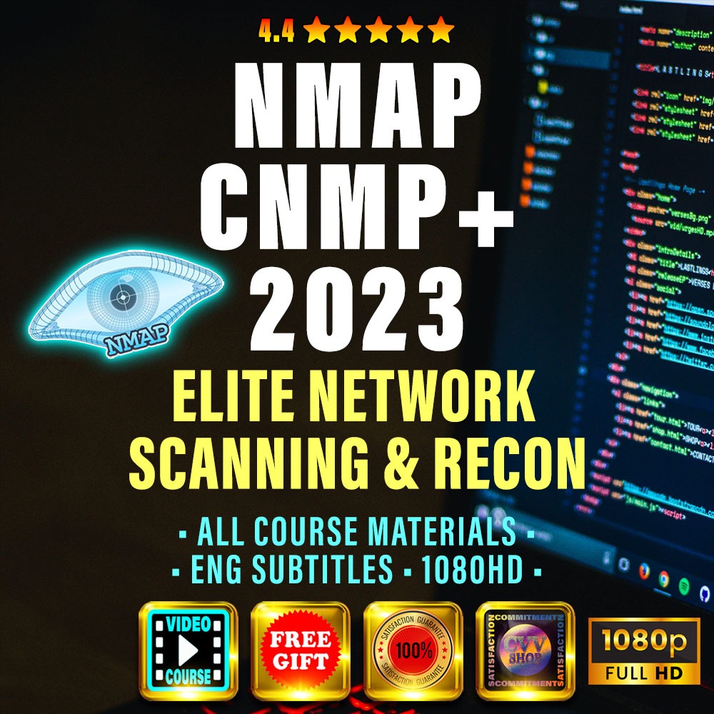 NMAP Network Scanning & Recon CNMP+ Programming Video Course For PC - Exploit Discovery ...