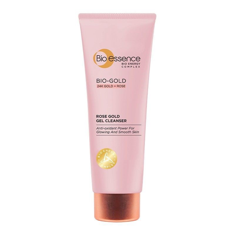 Bio Essence Bio-Gold Rose Gold Gel Cleanser 24K Gold + Rose 100g ...