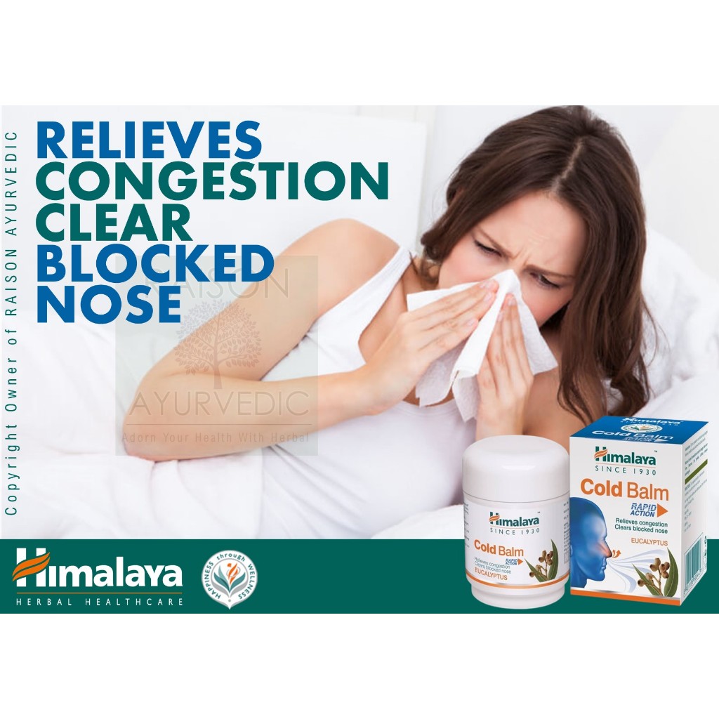 Himalaya Cold Balm - Congestion Clear Blocked Nose | Shopee Malaysia