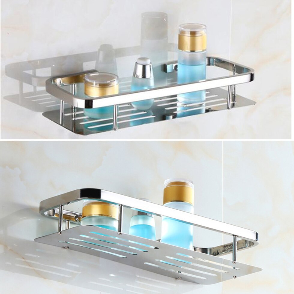 BATHKITCHZ 304 Stainless Steel Bathroom Shelf Shampoo Storage Rack ...