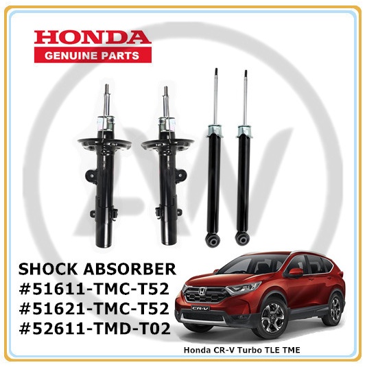 Original Honda CRV CR-V Turbo TLE TME 2017-2023 Front Rear Shock Absorber [1 Pair (LH+RH ...