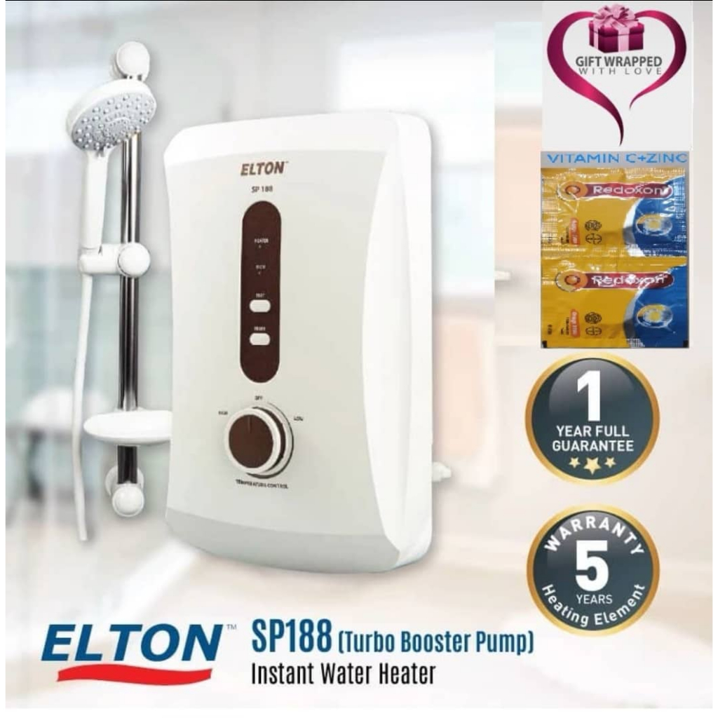 ELTON SP188 (AC PUMP) / SS 138 (NON PUMP) Home Electric Instant ...