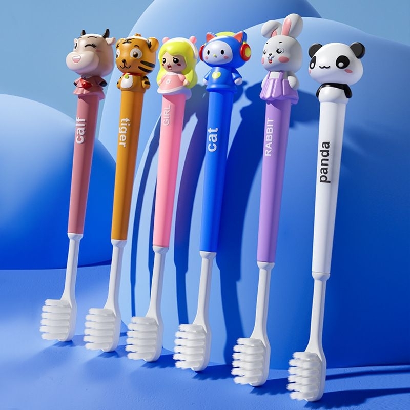Children Toothbrush Cute Animal Cartoon Kids Budak Gigi Berus | Shopee ...