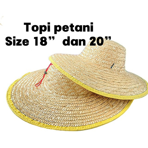 topi kebun sun protection topi mengkuang | Shopee Malaysia