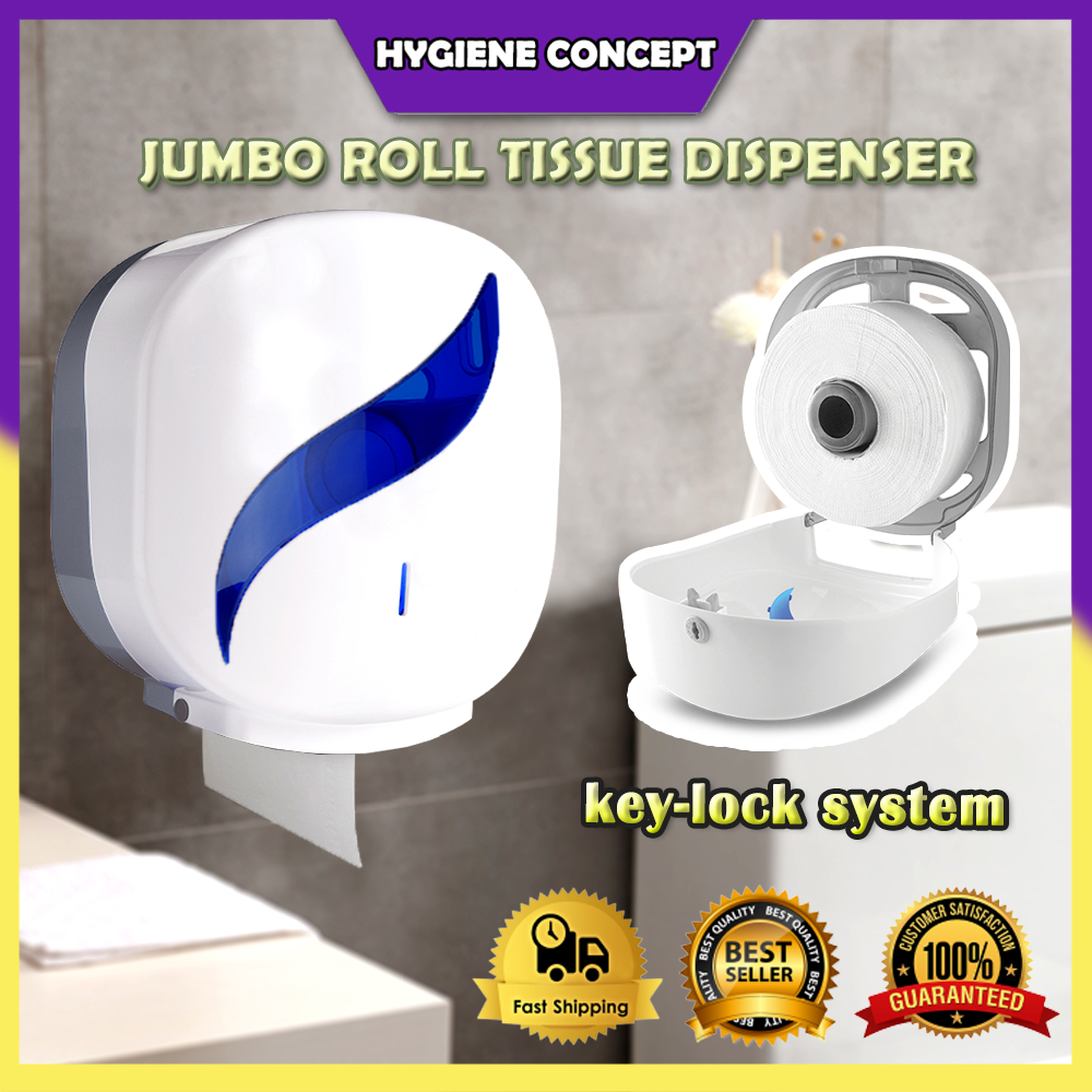 JRT Jumbo Roll Tissue Dispenser / Jumbo Toilet Paper Roll Dispenser ...